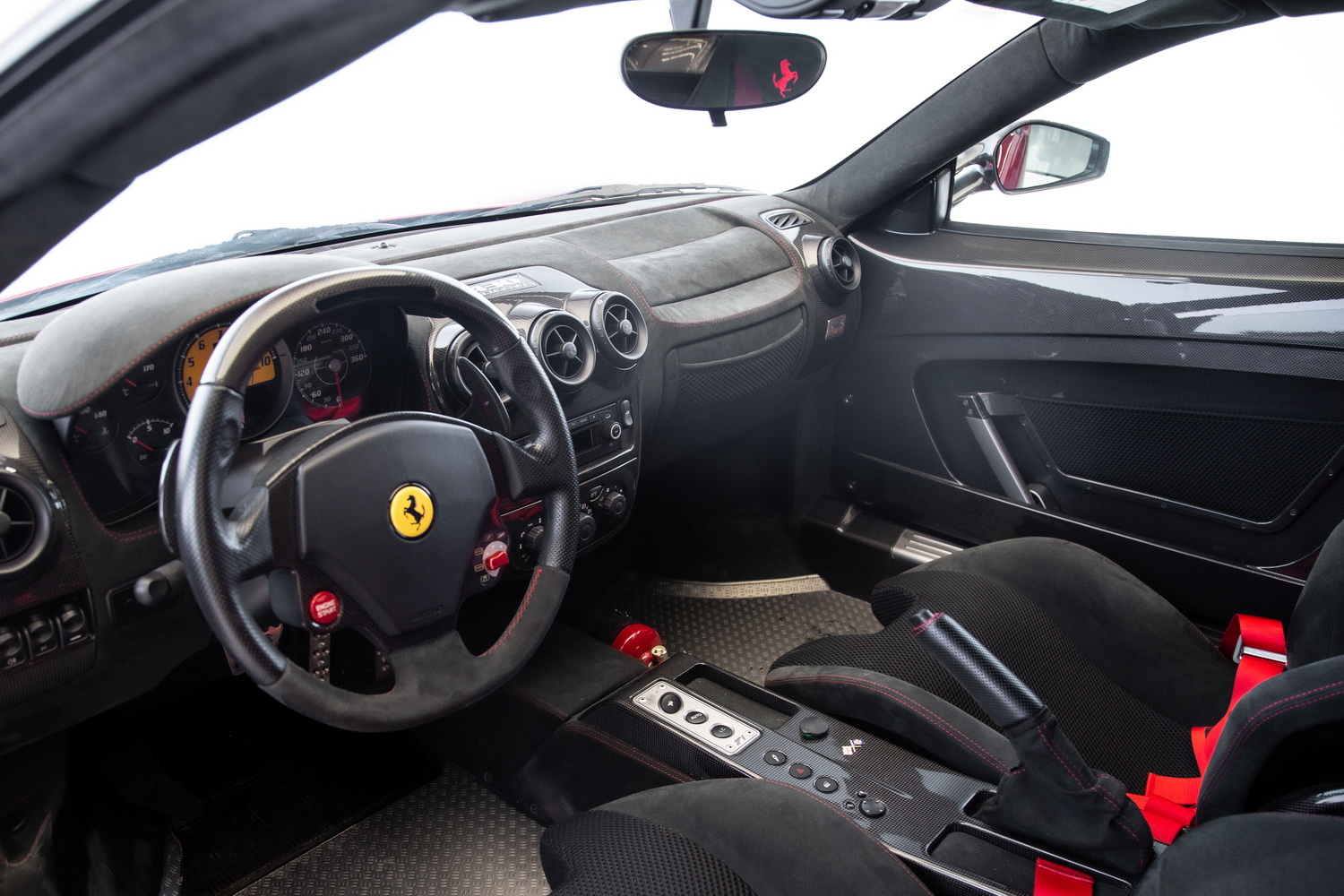 2009 Red Ferrari 430 Scuderia For Sale in Dubai, UAE