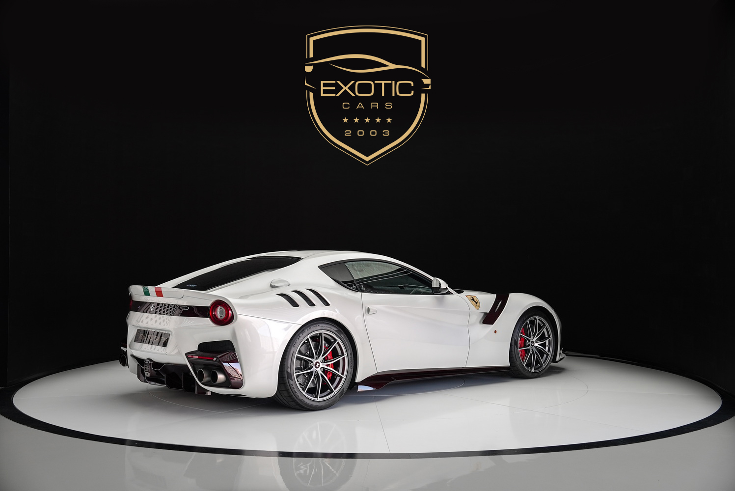 White Ferrari F12 Tdf Wallpaper