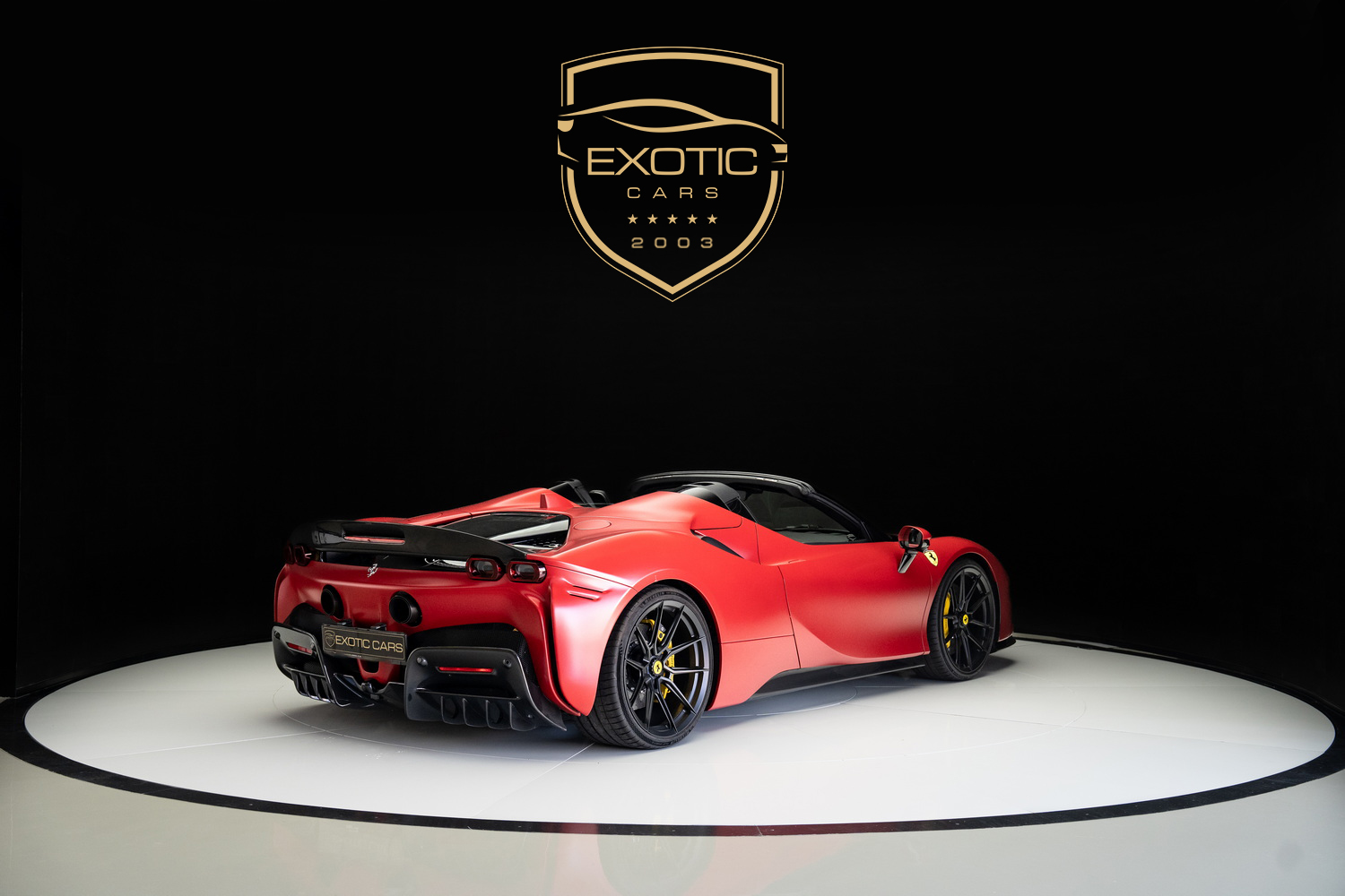 2024 Matt Red Ferrari SF90 Spider For Sale in Dubai, UAE