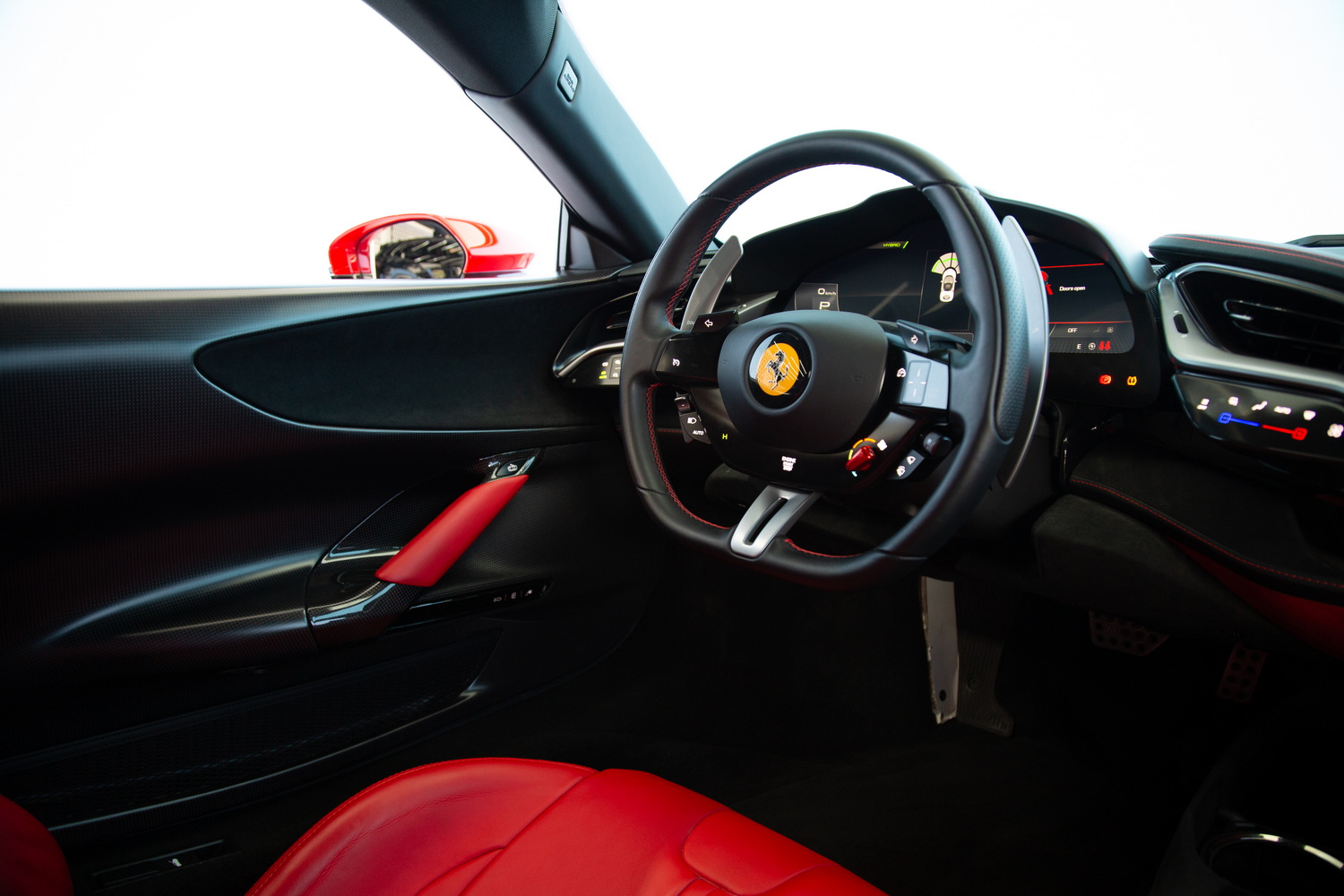 2021 Red + Silver Ferrari SF90 Stradale For Sale in Dubai UAE