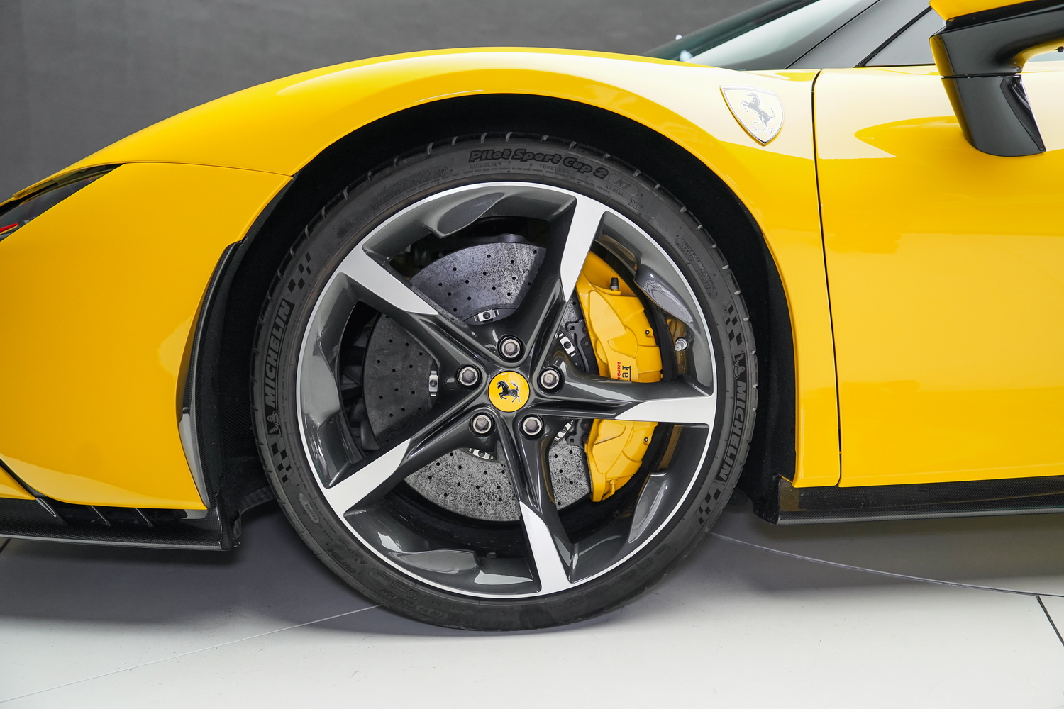 2022 Yellow + Silver Ferrari SF90 Stradale Assetto Fiorano For Sale in ...