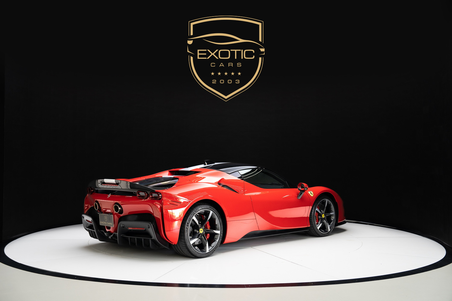 2021 Red + Silver Ferrari SF90 Stradale For Sale in Dubai UAE