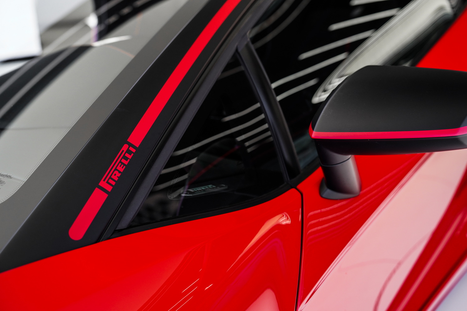 2015 Red Lamborghini Aventador Roadster Pirelli Edition