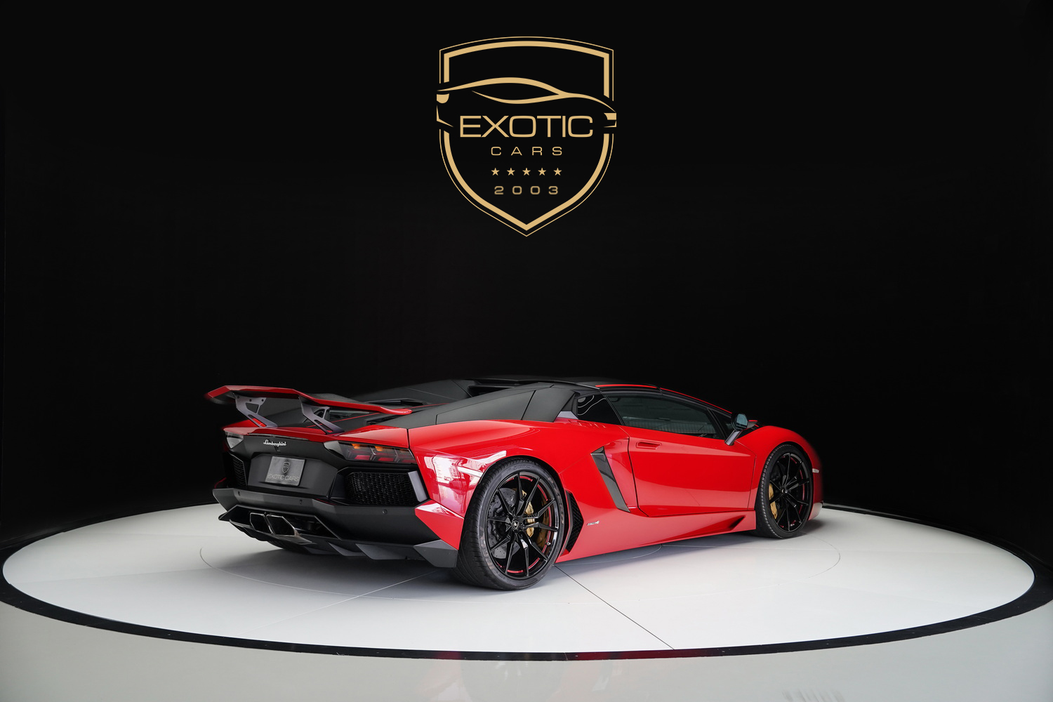 2015 Red Lamborghini Aventador Roadster Pirelli Edition