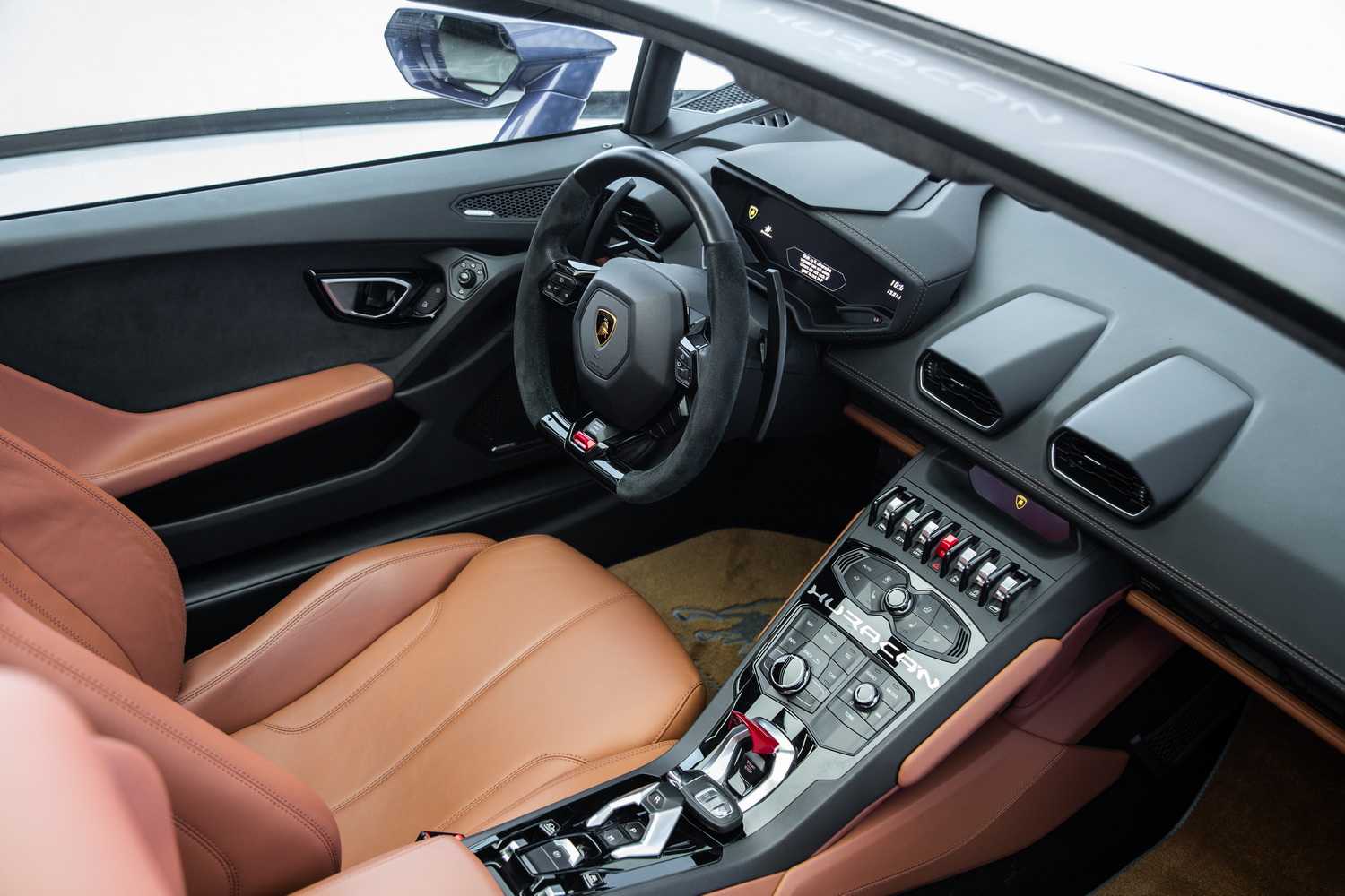 2017 Blue Lamborghini Huracan Spyder LP 610 For Sale in Dubai, UAE