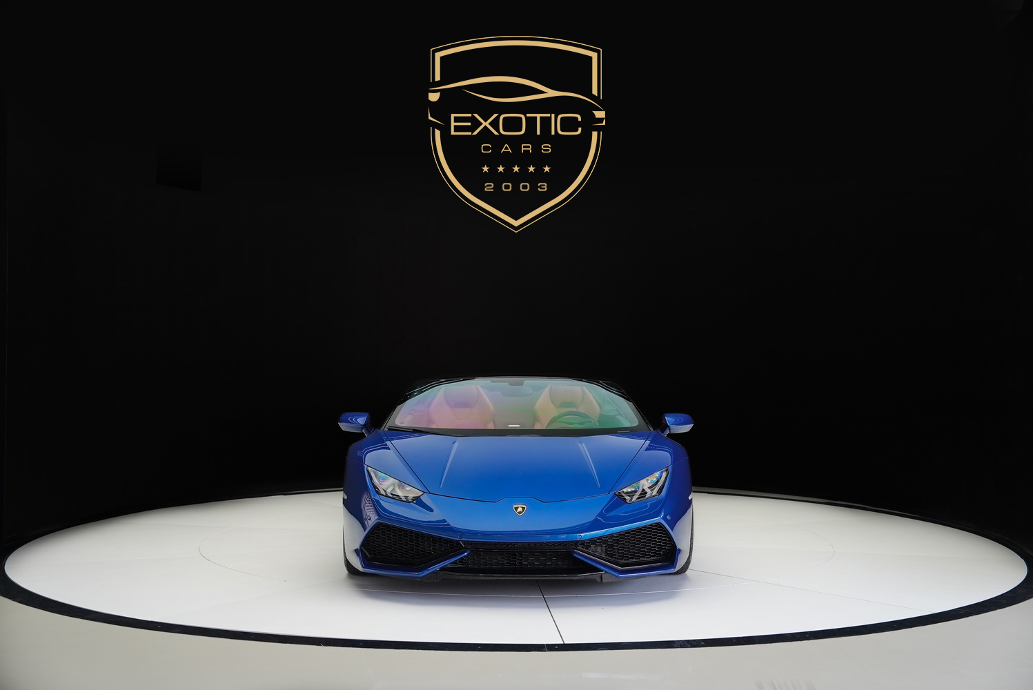 2017 Blue Lamborghini Huracan Spyder LP 610 For Sale in Dubai, UAE