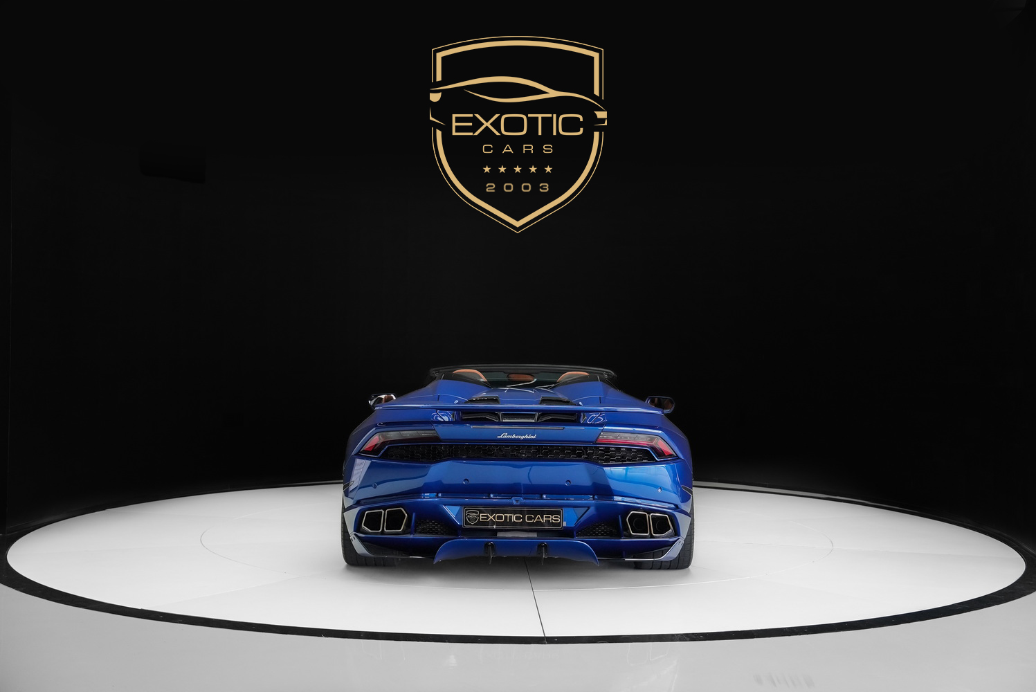 2017 Blue Lamborghini Huracan Spyder LP 610 For Sale in Dubai, UAE