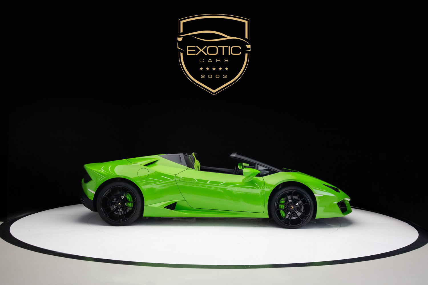 2018 Green Lamborghini Huracan Spyder For Sale in Dubai, UAE