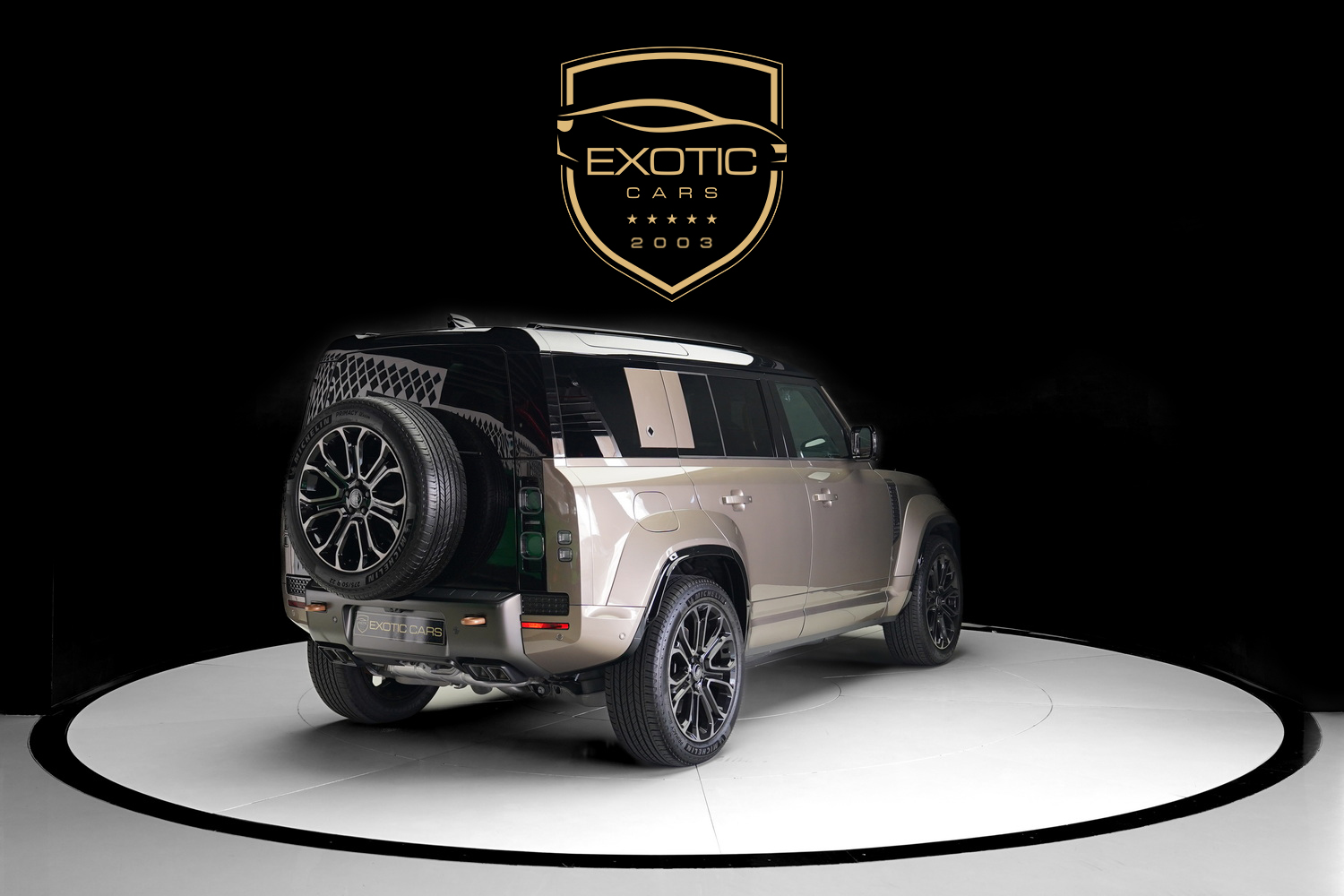 2025 Golden Land Rover Defender OCTA For Sale in Dubai, UAE