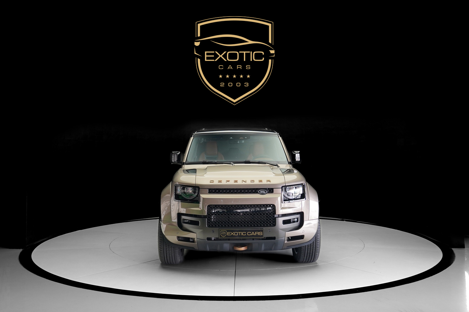 2025 Golden Land Rover Defender OCTA For Sale in Dubai, UAE