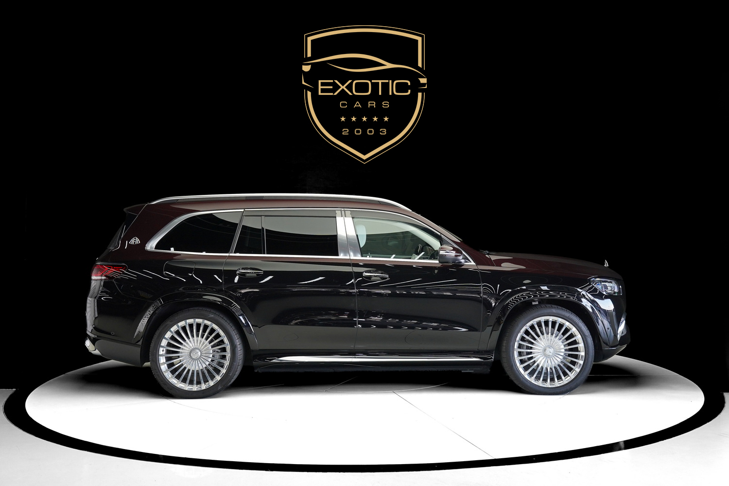 2023 Black+ Maroon Mercedes Benz Maybach GLS 600 For Sale in Dubai, UAE
