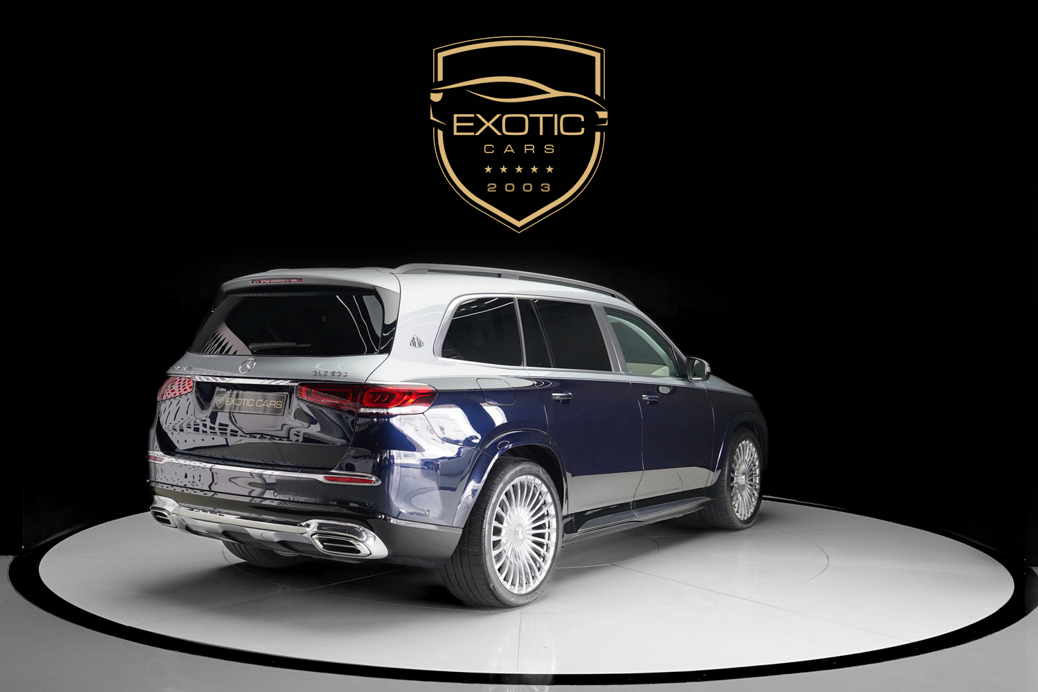 2024 Blue + Silver Mercedes Benz Maybach GLS 600 For Sale in Dubai, UAE