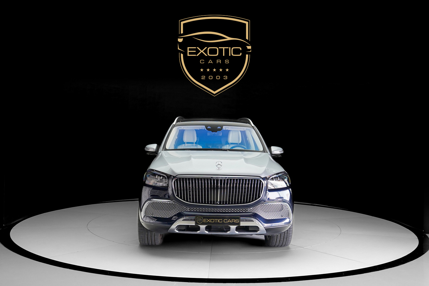 2024 Blue + Silver Mercedes Benz Maybach GLS 600 For Sale in Dubai, UAE