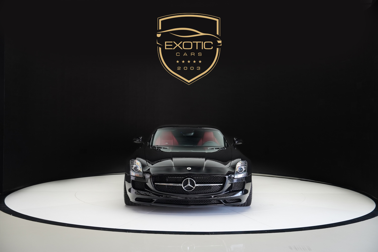 2010 Black Mercedes Benz SLS SMG For Sale in Dubai, UAE