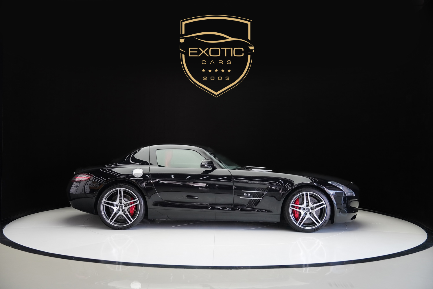 2010 Black Mercedes Benz SLS SMG For Sale in Dubai, UAE