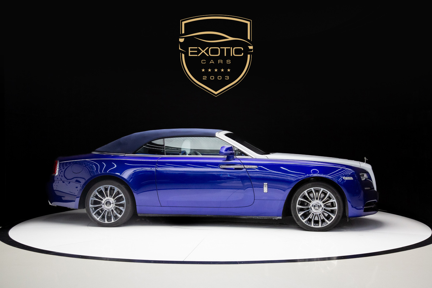 2019 Blue Rolls Royce Dawn For Sale in Dubai, UAE