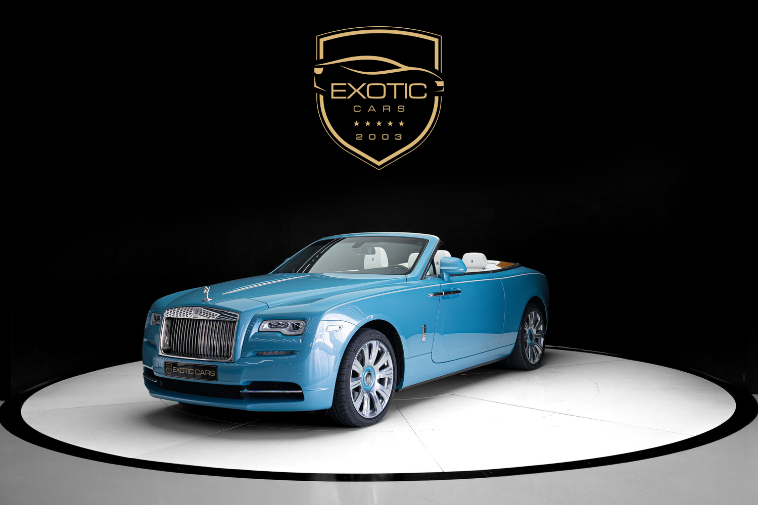 2017 Sky Blue Rolls Royce Dawn Bespoke For Sale in Dubai, UAE
