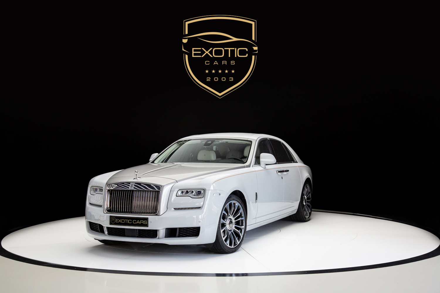 2020 White Rolls Royce Ghost Zenith Collection For Sale in Dubai, UAE